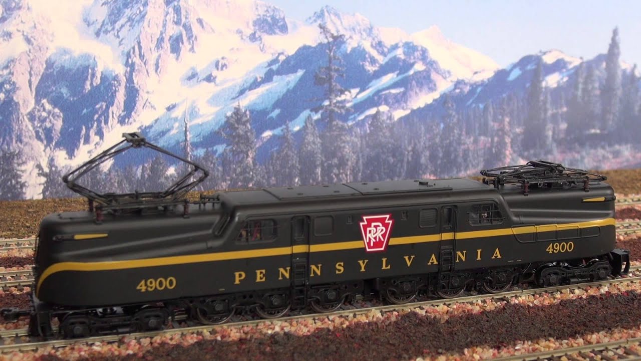 MTH HO GG1 PRR4900 Green F4 PFA sound - YouTube