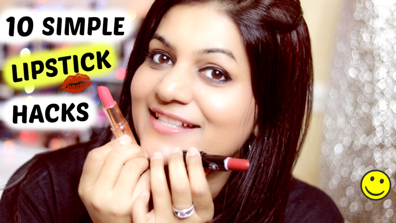 10 Simple Lipstick Hacks | Sumbul Life - YouTube