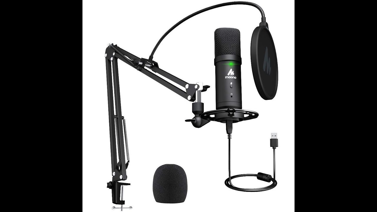 🎙️ Maono USB Studio Microphone Kit. Is it a good recording mic? 🎤 - YouTube