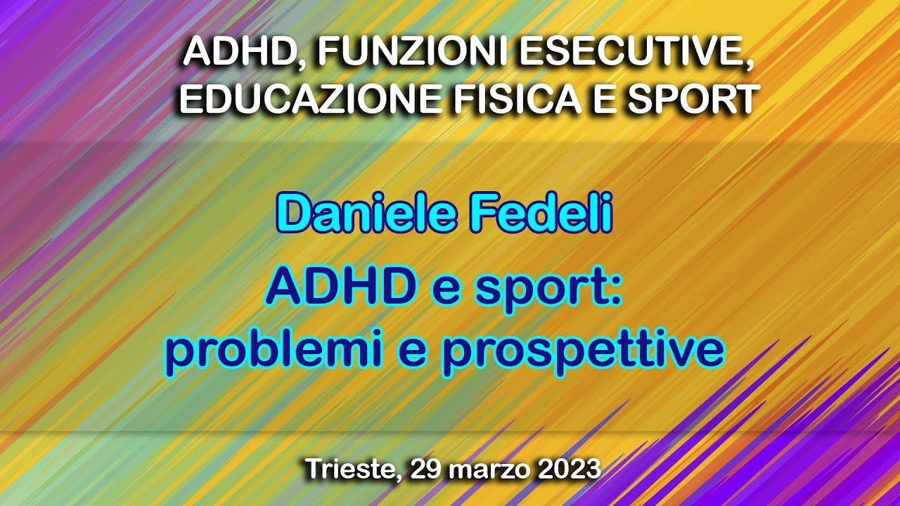 ADHD e sport: problemi e prospettive - YouTube