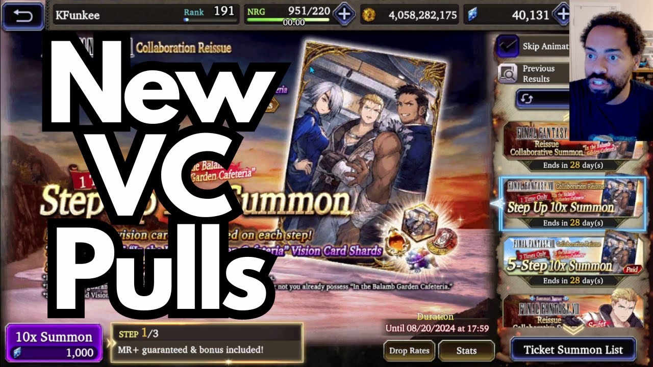 Pulling for New VC + Bonus YOLO Pulls (Interesting Luck) WotV - YouTube