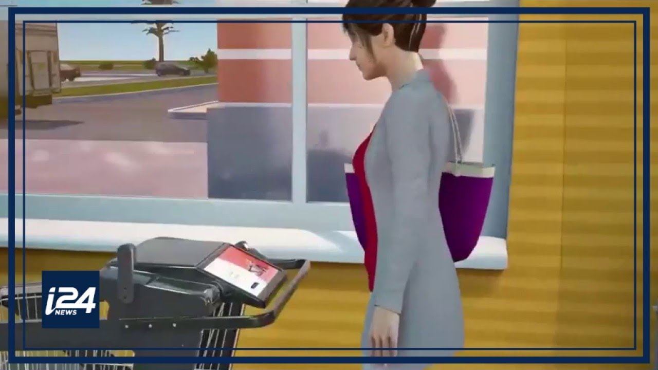 Israeli Cust2Mate launches smart shopping cart - YouTube