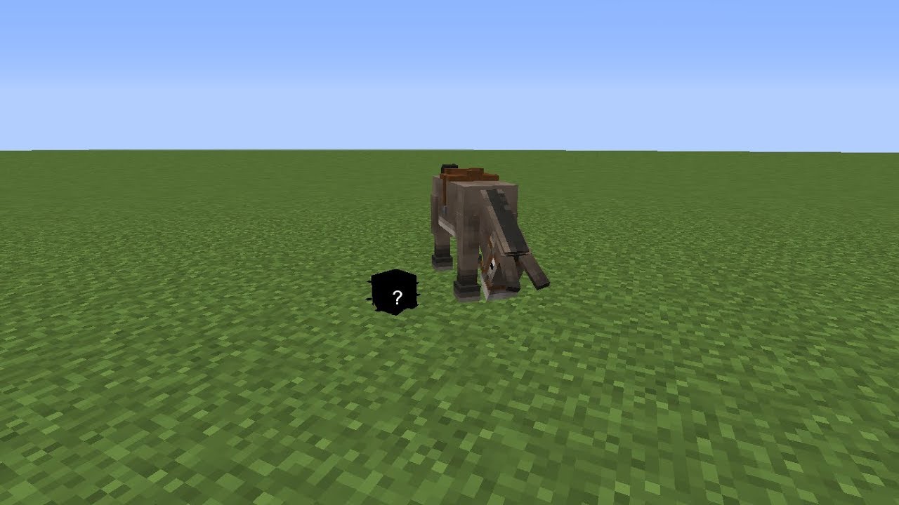 QUE COME el BURRO en minecraft y como domesticarlo - YouTube