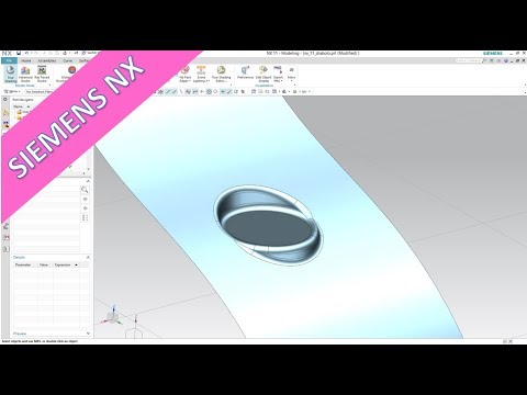 How to make a "Diabolo" - Siemens NX 11Training - Surfaces - YouTube