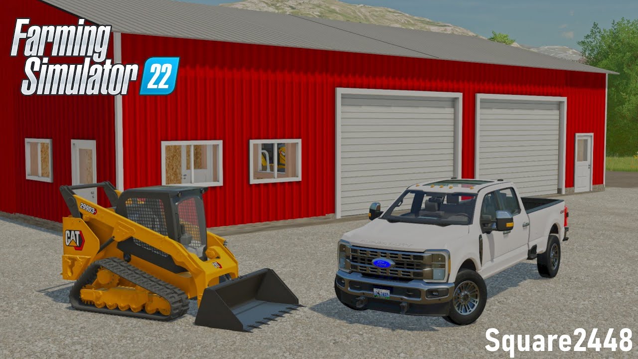 Built A NEW Landscaping Shop! | Moving Equipment | FS22 - YouTube