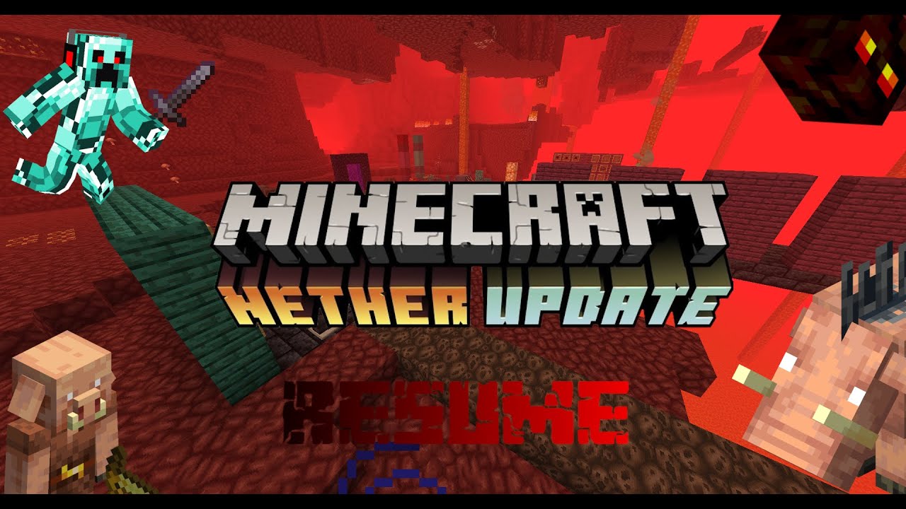 Minecraft Nether Update (1.16) : Résumé des nouveautés - YouTube