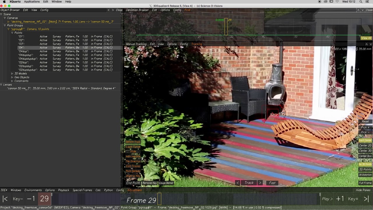 Nuke Survey Data and Lens Distortion - YouTube