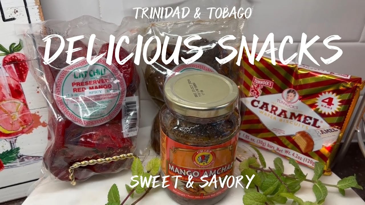 TRINIDAD & TOBAGO DELIGHTS / DELICIOUS SNACKS - YouTube