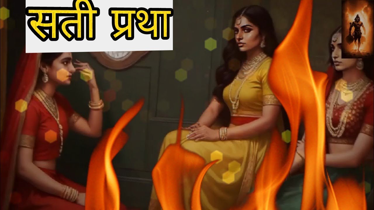 History of Sati Pratha | Banned Funeral Custom in India | Widow Burning ...