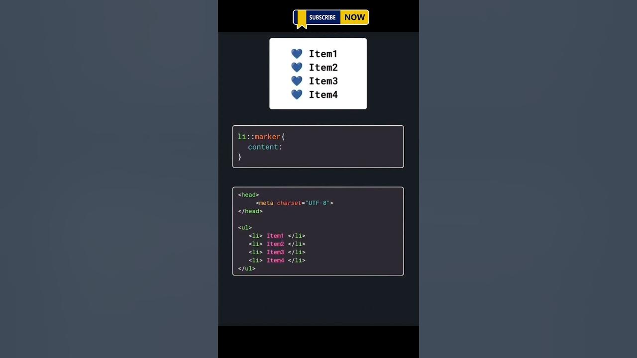 Customize List In Css Css Coding Webdesign Html Codeing Python