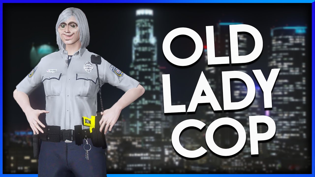 GTA RP | OLD LADY JOINS THE COPS - YouTube