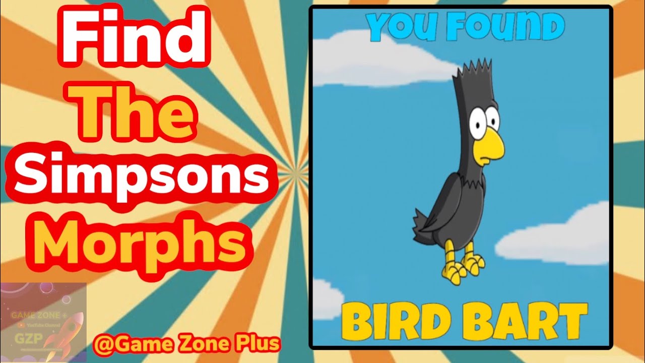 How to find “Bird Bart” Morph in Find the Simpsons Game. #roblox - YouTube