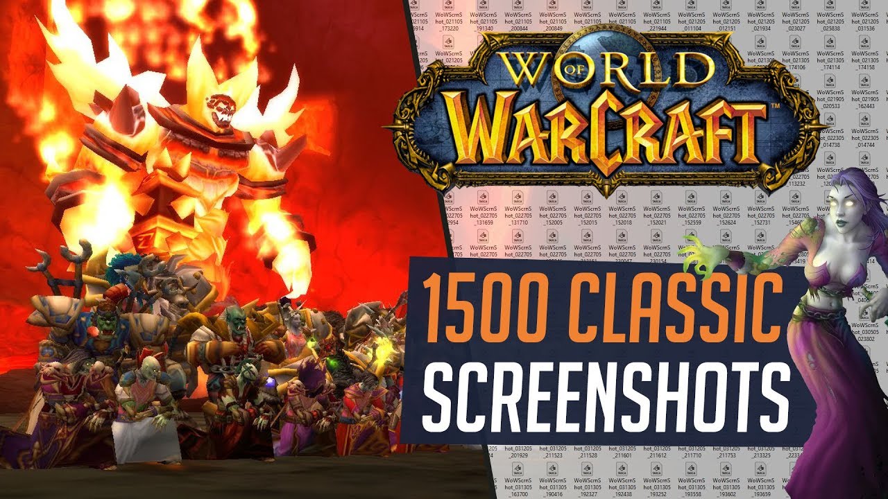 WoW CLASSIC - 1500 SCREENSHOTS aus 2005!!! (NOSTALGIE TRIP) - YouTube