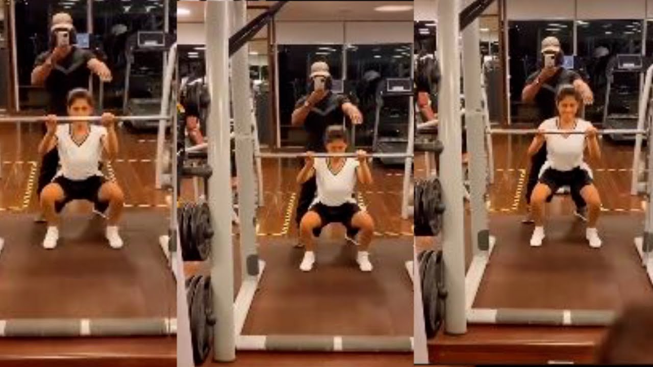 Heroine Nabha Natash Workout Video | Nabha Natesh Gym Video | Tollywood ...