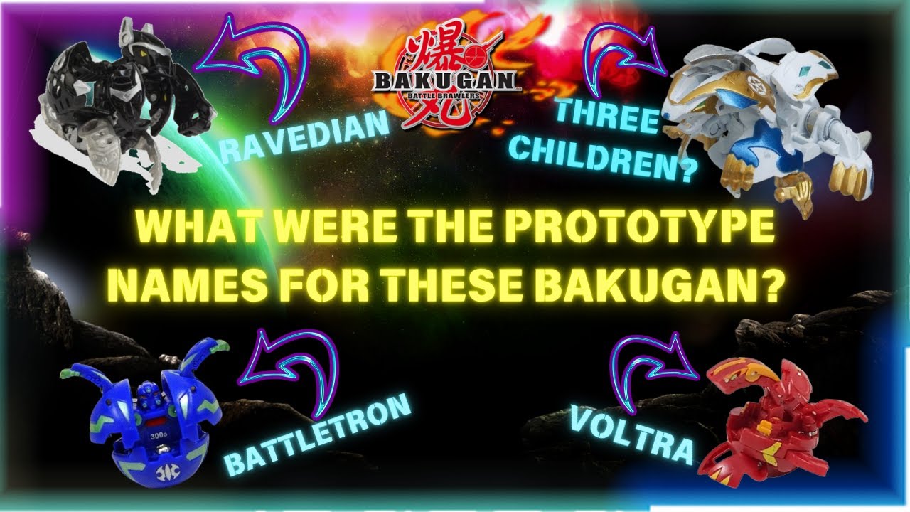 What were the prototype names for these Bakugan? - YouTube