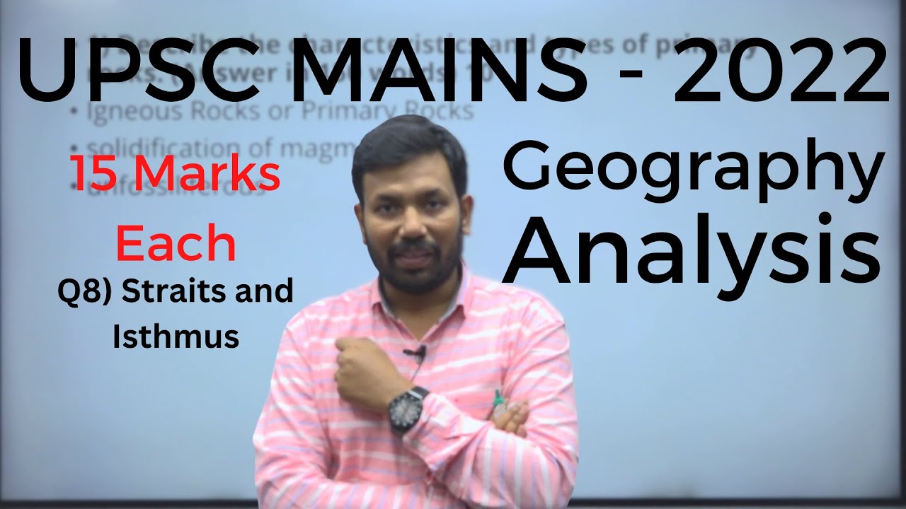 UPSC Mains Analysis|| Geography GS-1 || Straits and Isthmus || UPSC ...