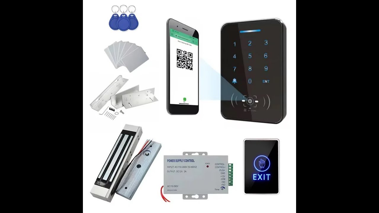 სადარბაზოს კარის საკეტის კომპლექტი - Access Qr Code Scanner Door ...