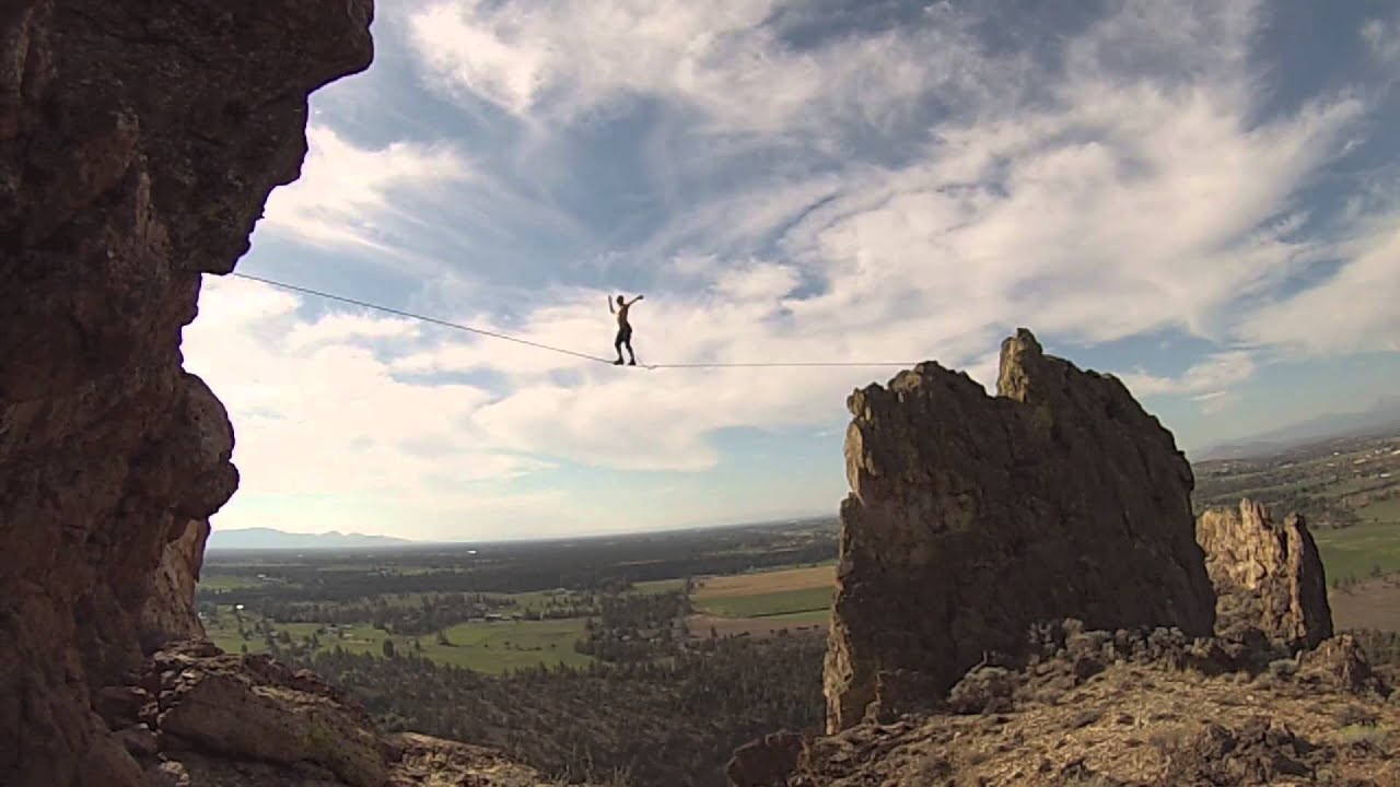 SlackLifeBC - Smith Rock Highlining - YouTube