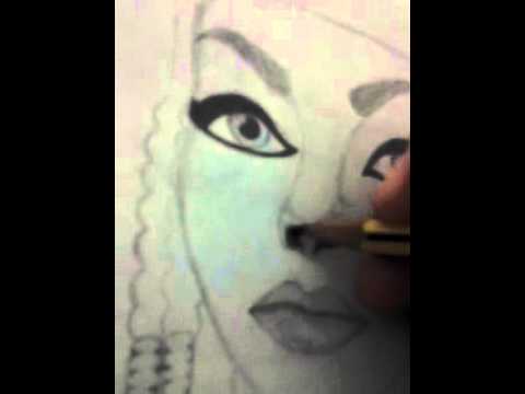 Cleopatra drawing - YouTube