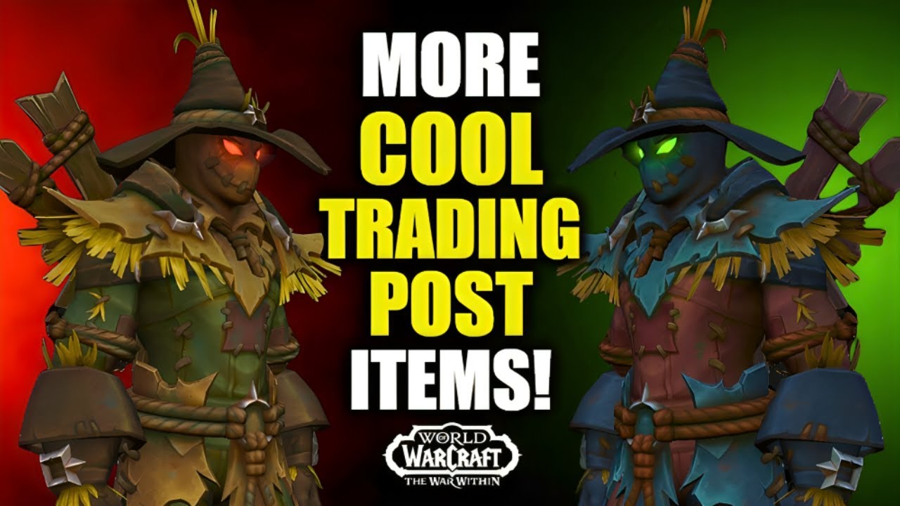 New Amazing Trading Post Items! Mounts, Cosmetic Sets, Transmogs | WoW ...