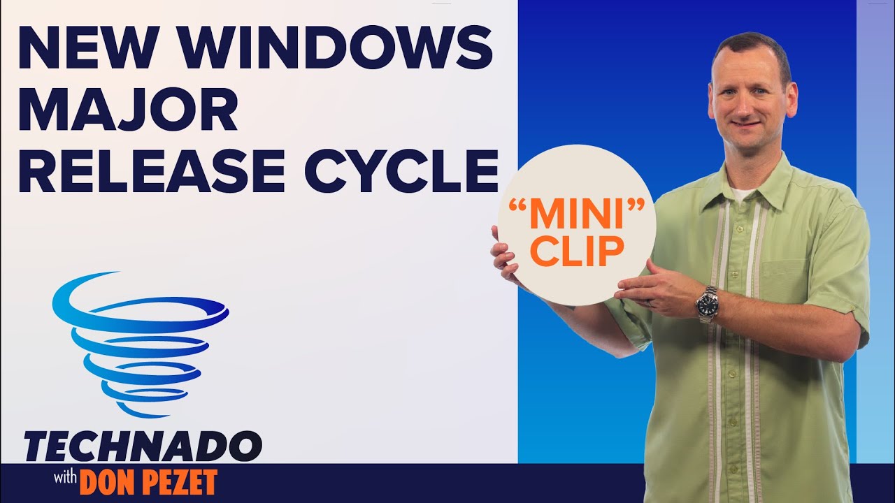 Microsoft Announces 3 Year Release Cycle For Windows - YouTube