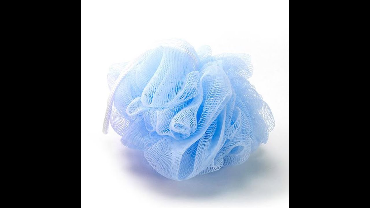 How to make bath sponge shower/ Supply bath sponge mesh making machine ...