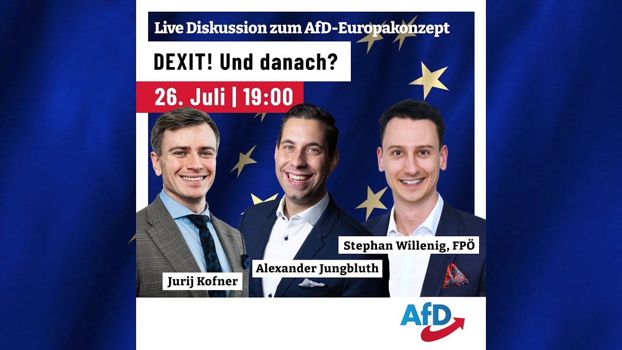 🇩🇪🇦🇹🇪🇺 Die #AfD fordert den #DEXIT! Doch was passiert danach? - YouTube