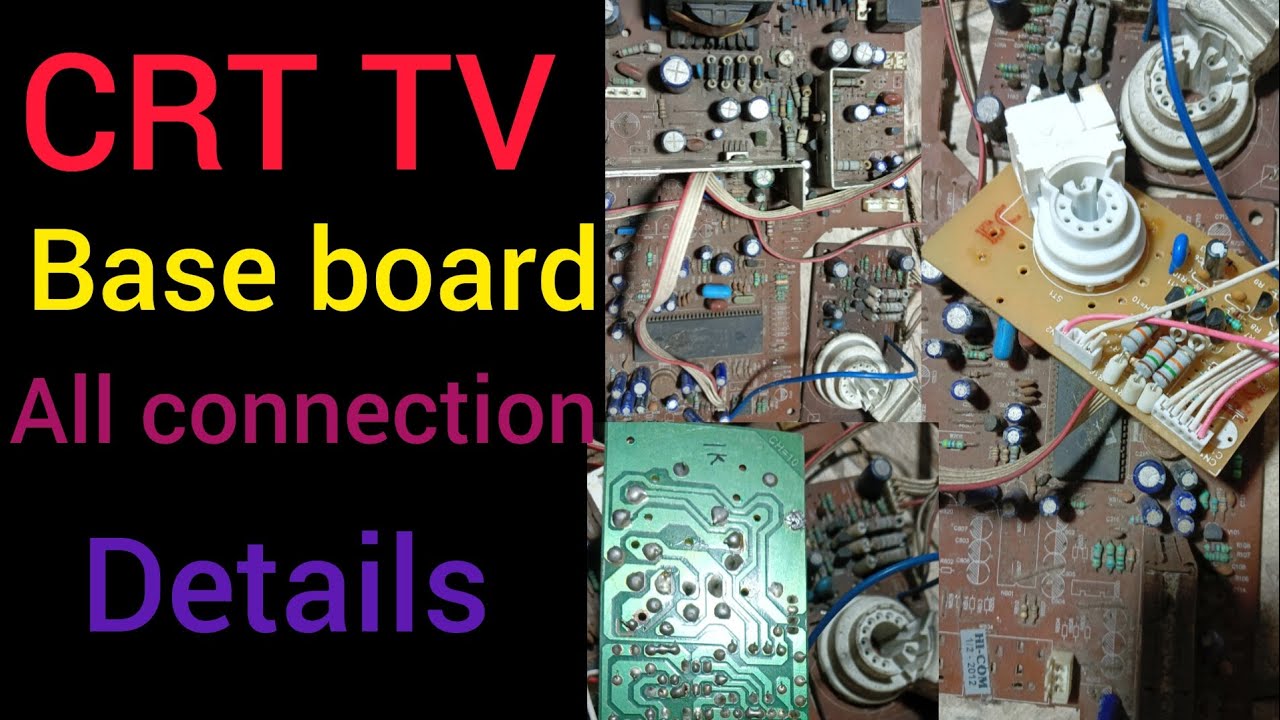 New base board connection details. China CRT PCB. - YouTube