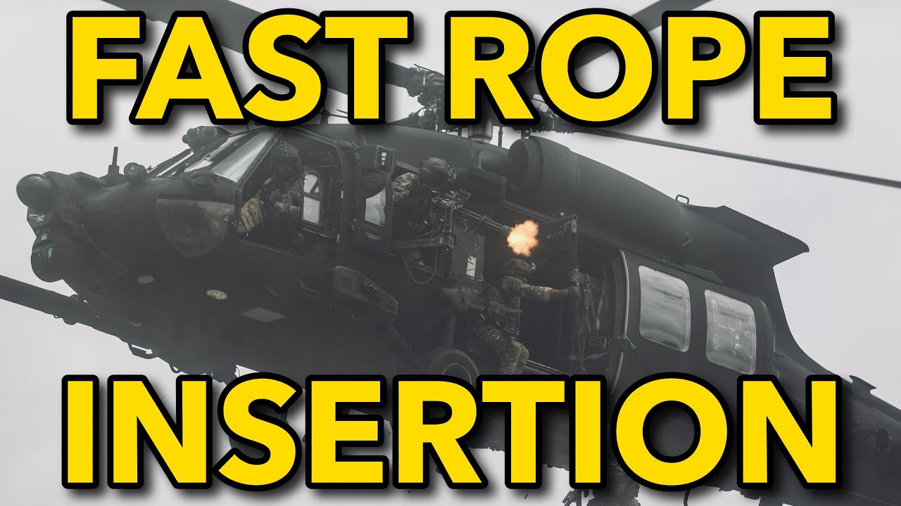FAST Rope: U.S. Army Rangers & 160th SOAR - YouTube