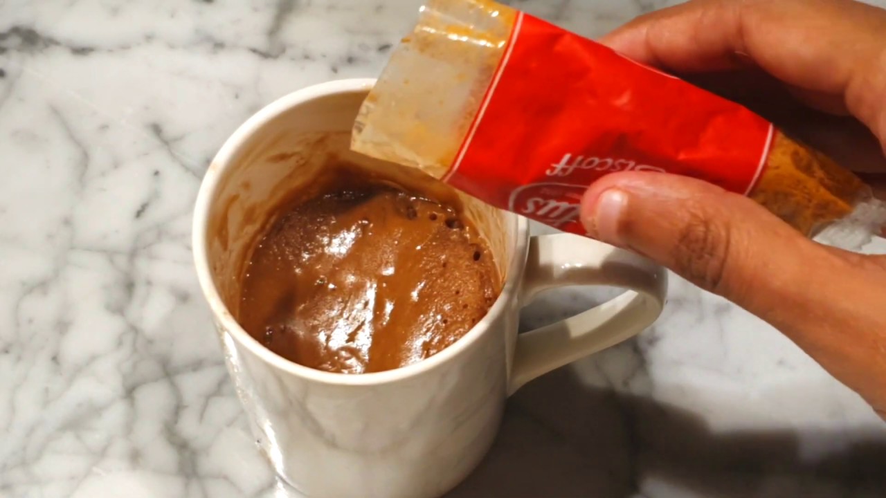 LOTUS BISCOFF MUGCAKE | Easy Recipe | - YouTube