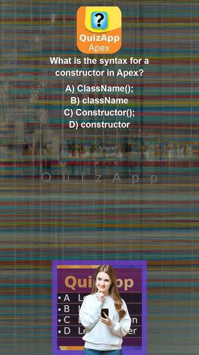 Apex What is the syntax for a constructor in Apex - YouTube
