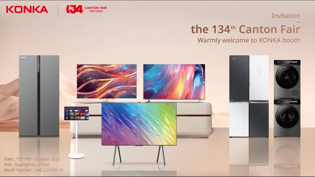Discover the Latest Innovations | KONKA at 134th Canton Fair - YouTube
