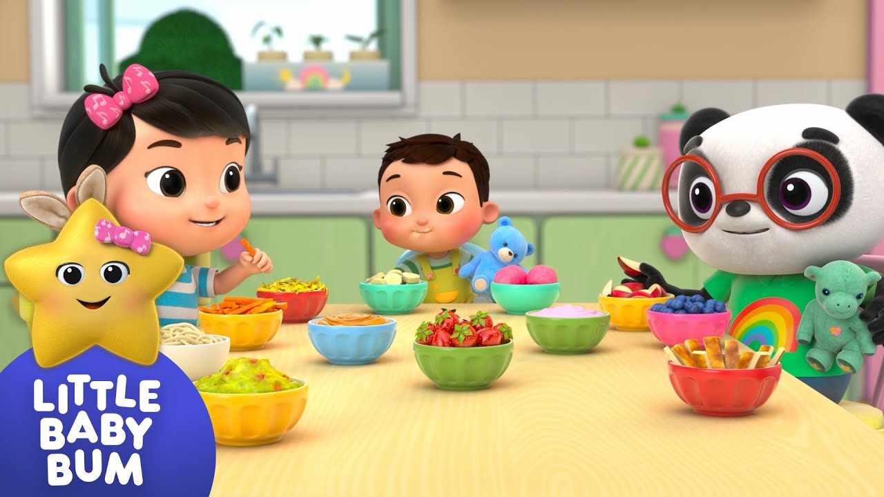 ⭐Crunch it, Munch it: Snack Time Song ⭐ LittleBabyBum - Nursery Rhymes ...