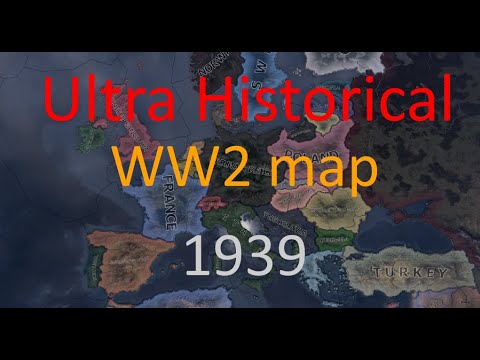 Ultra historical map timelapse Hoi4 - YouTube