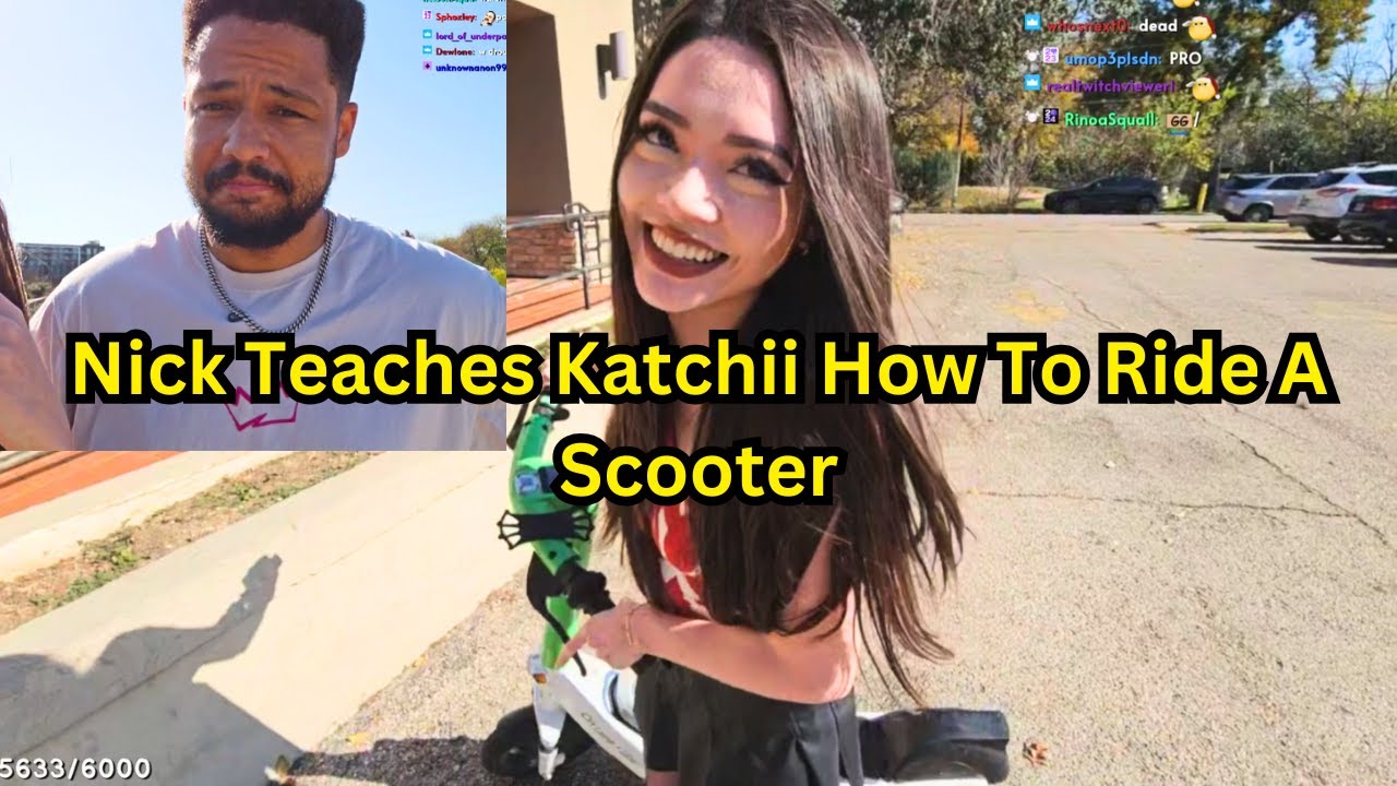 Nmplol Teaches itsKatchii How to Ride A Scooter - YouTube