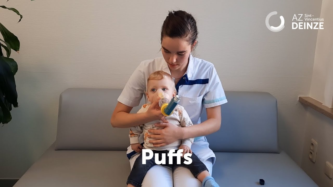 Hoe gebruik je een puffer bij kinderen - YouTube