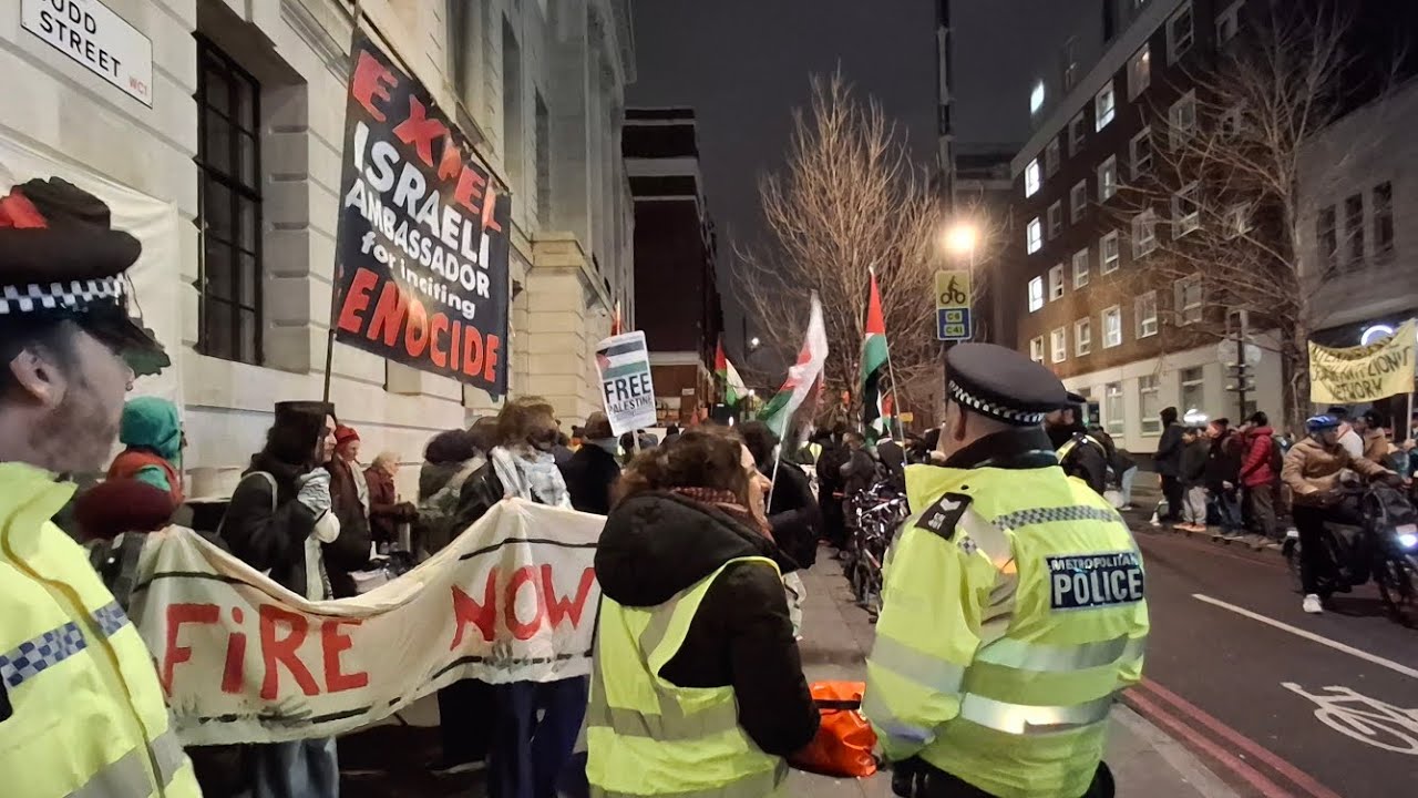 Camden Council Stop Funding Genocide - Protest 20th JAN 2025 - YouTube