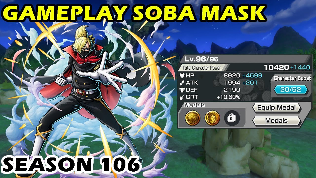 Gameplay Soba Mask - Menghilang Untuk Maling Flag - One Piece Bounty ...