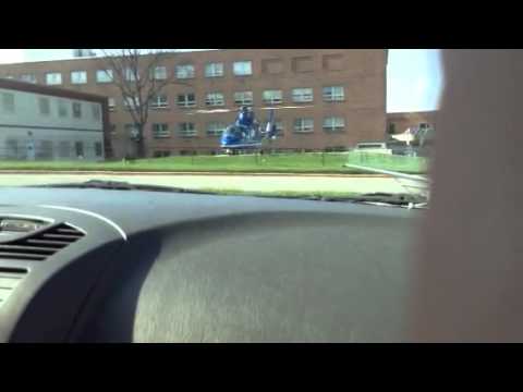 Pennstate Hershey life lion (N611LL) start up and take off - YouTube