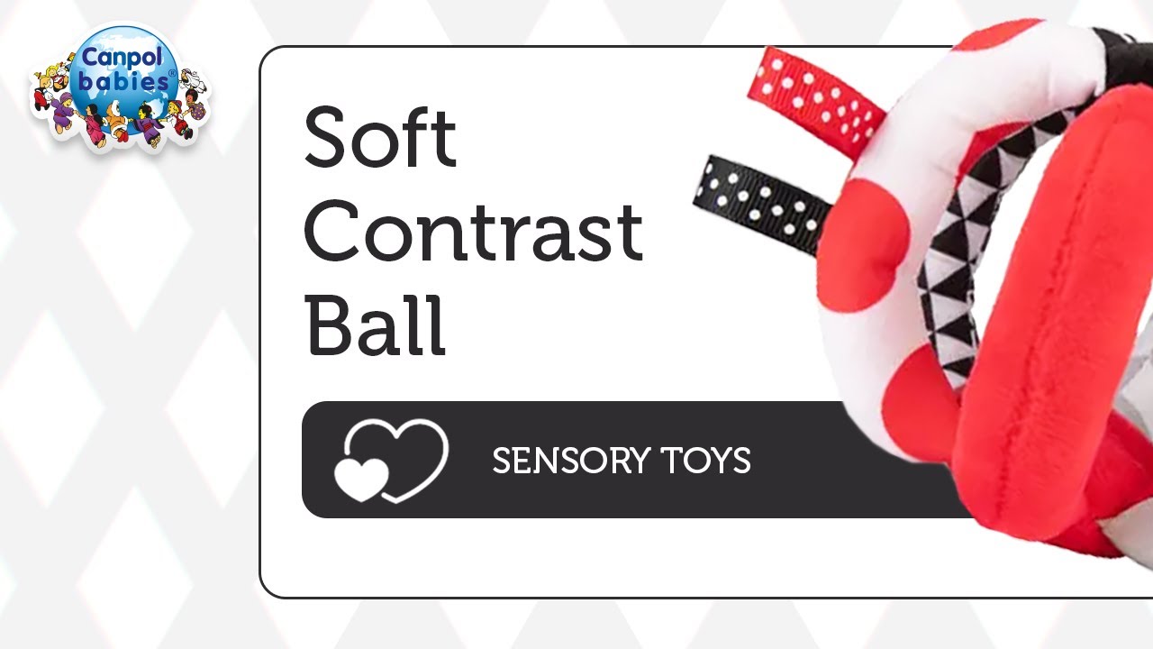 SENSORY TOYS - Soft Contrast Ball 💕 - YouTube