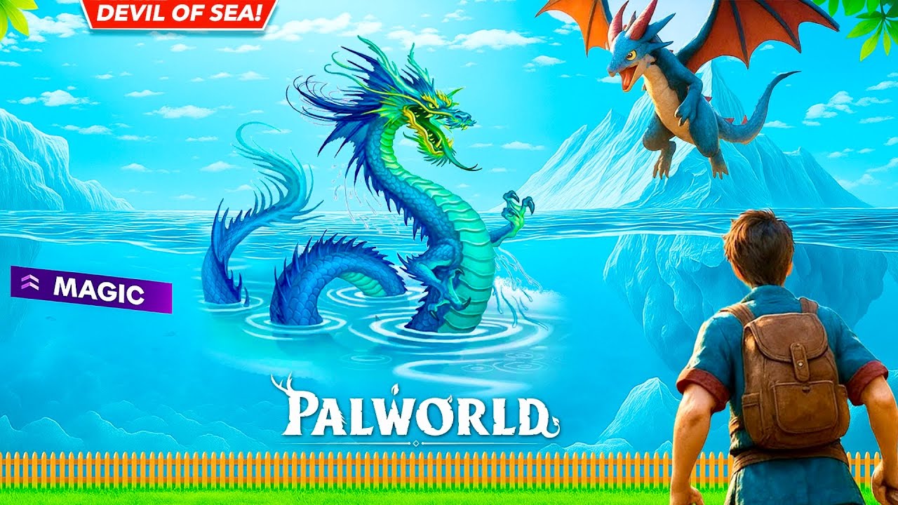 OMG! FOUND LEGENDARY GIANT SHARK TYPE POKEMON!😱 PALWORLD - YouTube
