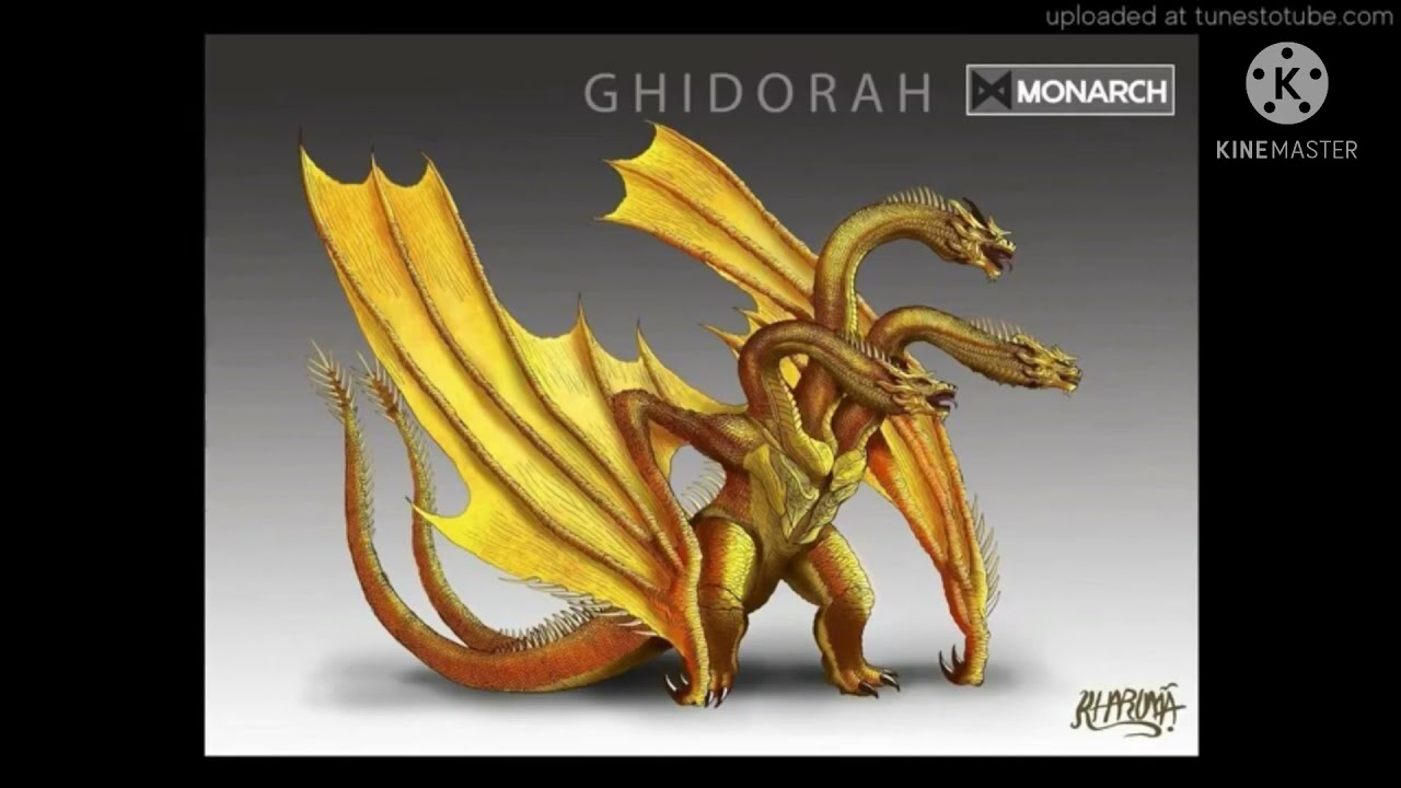 legendary grand king ghidorah roar - YouTube