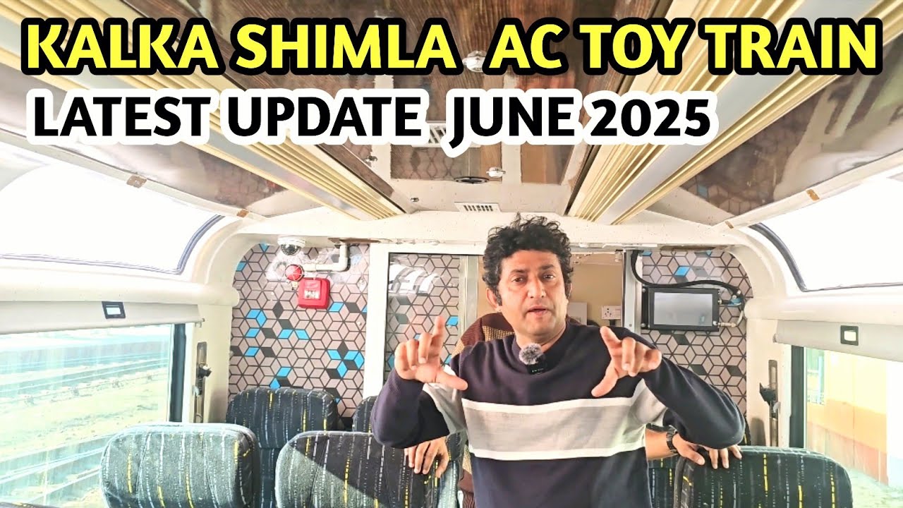 Kalka Shimla Train शिमला नई AC ट्रेन का वीडियो लीक | New AC Toy Train 💯 ...
