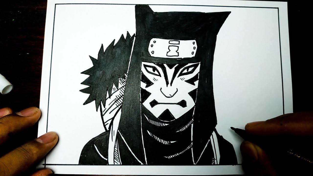 HOW TO DRAW KANKURO | NARUTO | cara menggambar Kankuro si Pengendali ...