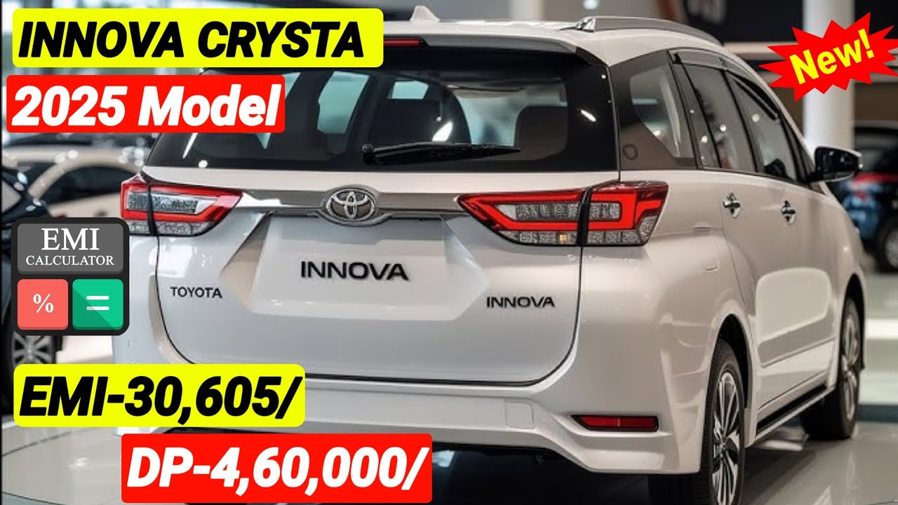 2025 Toyota Innova Crysta On Road Price। innova Crysta Base Model Price ...