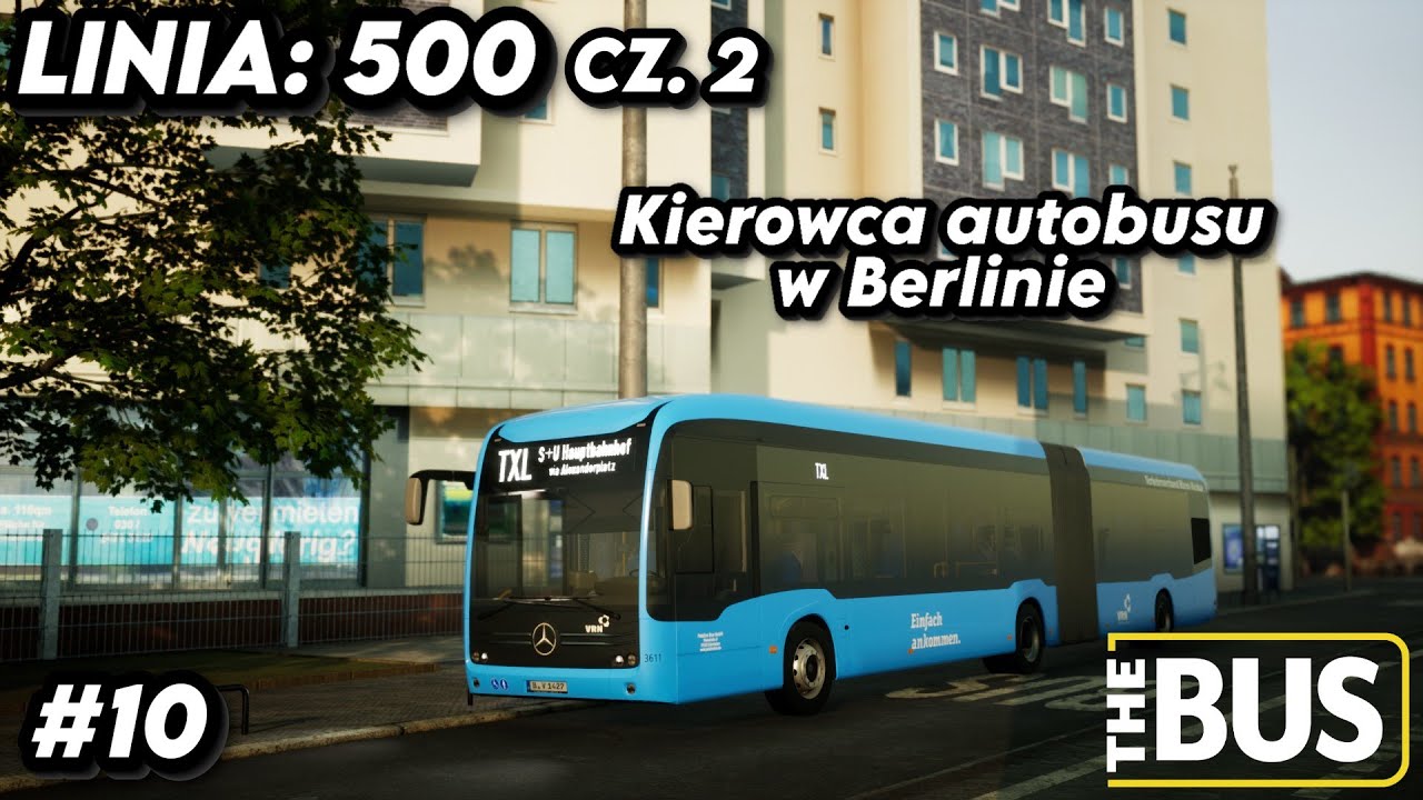 THE BUS #10 LINIA: 500 Przyjazd na pętlę. - YouTube