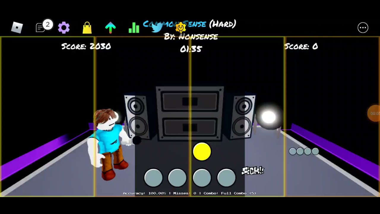 Pretending To Be Nonsense In Funky Friday - YouTube