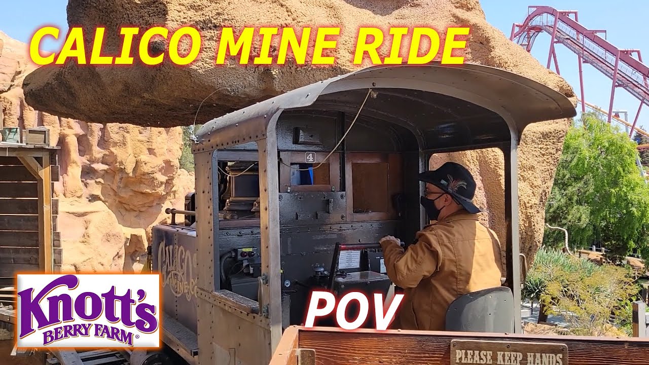 Calico Mine Ride at Knott's Berry Farm 2021 - YouTube