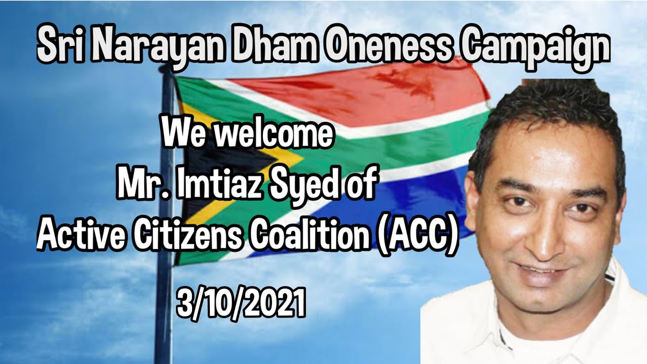 Sri Narayan Dham Oneness Campaign – Imtiaz Syed of Active Citizens ...