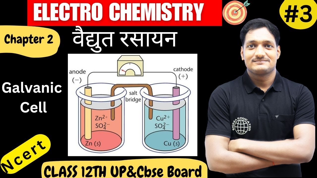 Electro-chemical cell | Galvanic cell | Voltaic Cell | Class 12th ...